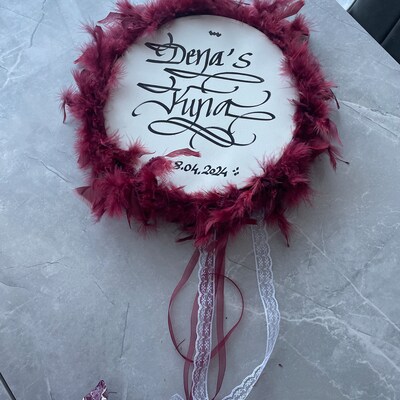 3D Floral Veil, Pearl Veil, Wedding Veil, Henna Night Veil, Bridal Veil ...