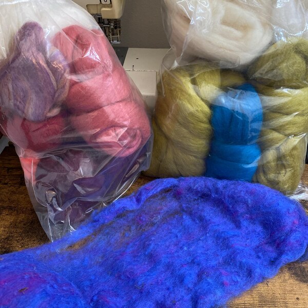 Knit Collage Pixie Dust Yarn, Core Spun Art Yarn, Handspun of 100% Wool ...