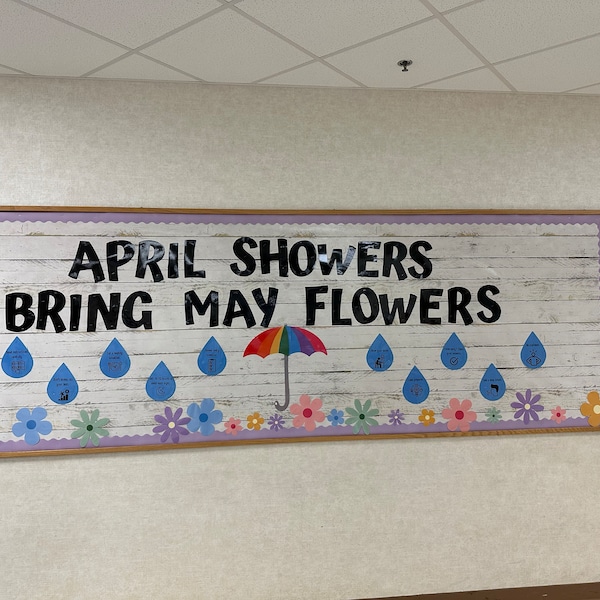 Healthy Habits Bulletin Board, Spring Bulletin, Health School Nurse ...