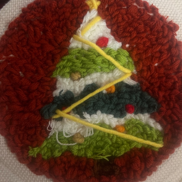 Christmas Punch Needle Kit Beginner, Punch Needles Start Kit for Adults ...