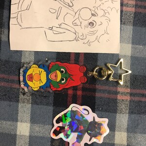 DSMP Benchtrio Acrylic Keychain Charms - Etsy