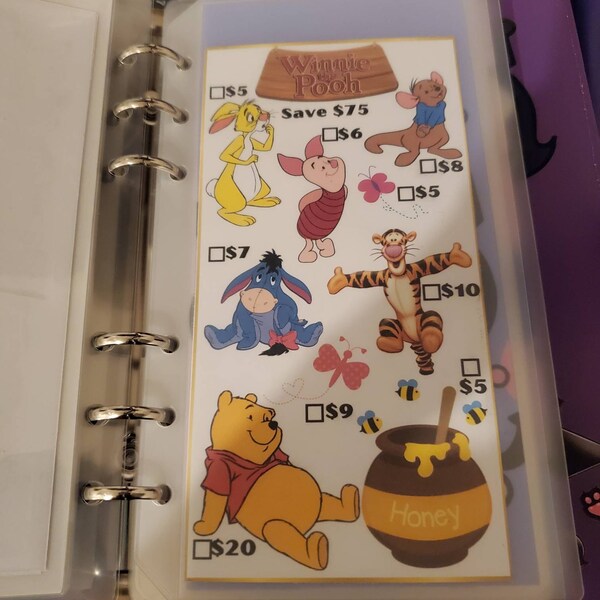 The Pooh Savings Challenge - Etsy