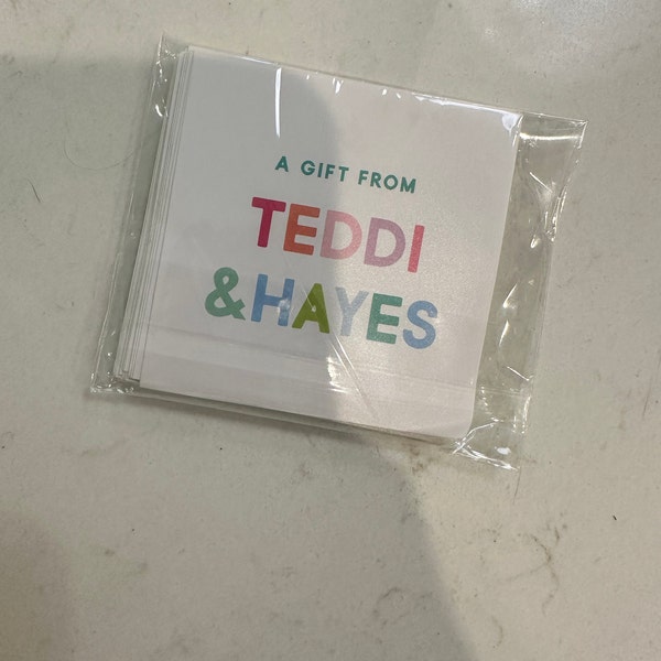 Kid's Gift Stickers, Square Stickers, Personalized Stickers, Vinyl ...