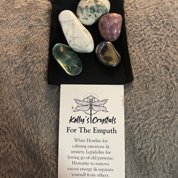 For the Empath Crystal Set - Etsy