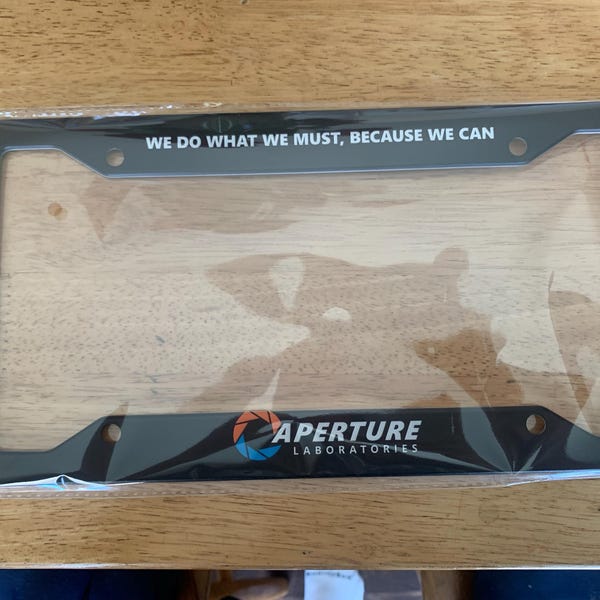 Black Mesa License Plate Frame, Gamer License Plate Holder, Game Car ...