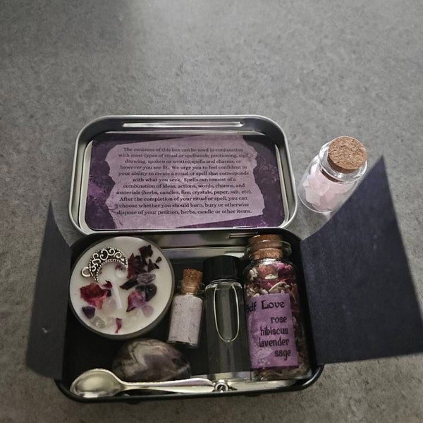 Self Love Travel Altar | Ritual Kit | Witchcraft Kit | Pocket Altar ...