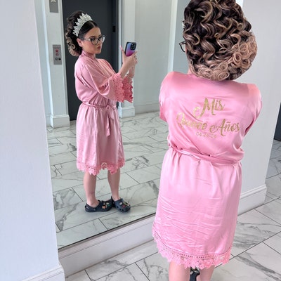 Mis Quince XV Robes, Bridesmaid Robes, Birthday Gifts, Sweet 16 Gifts ...