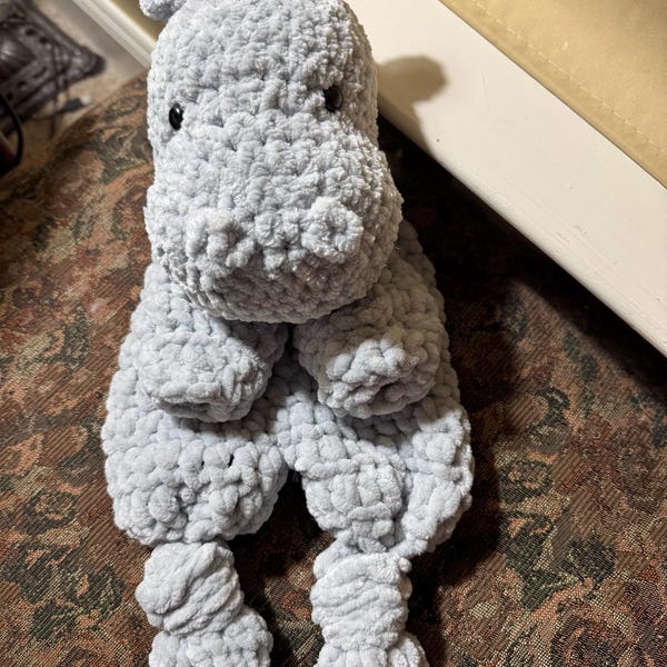 Chuflippo the Chunky Floppy Hippo - Amigurumi Crochet Pattern - Etsy