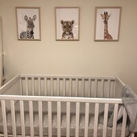 Jungle Animal Prints, Safari Nursery Print, Set of 6 Baby Animals Wall ...