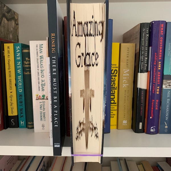 Cross - Amazing Grace: Book Folding Pattern, Instruction DIY Folded ...