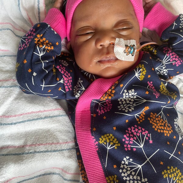 Pink Handprint Sweet-tee Preemie Clothes Preemie Boy preemie Baby ...