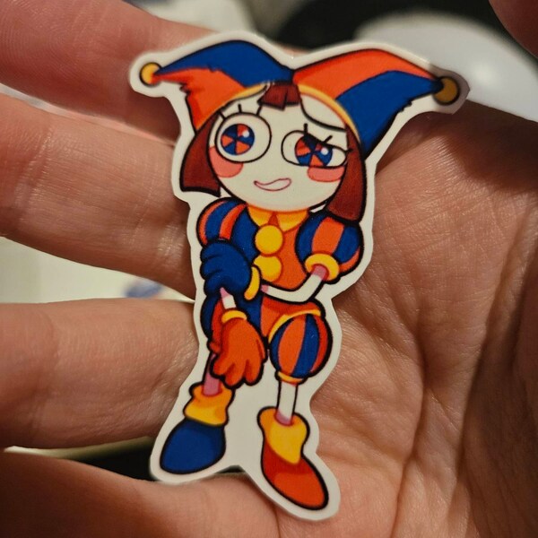 Digital Circus Glossy Vinyl Sticker - Etsy