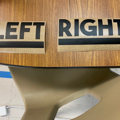 Right Left With Arrows Decal Classroom Decal Teacher Decal Classroom ...