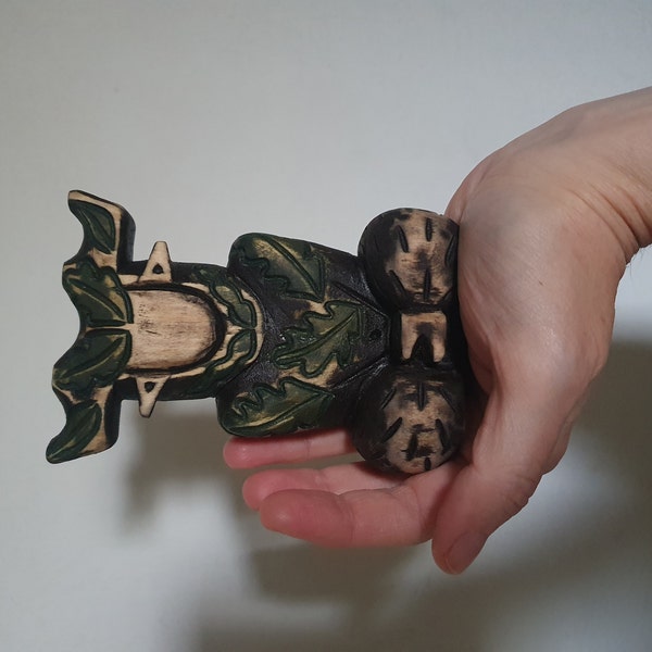 Cernunnos Statue Green Man Horned God Pan Herne the Hunter - Etsy