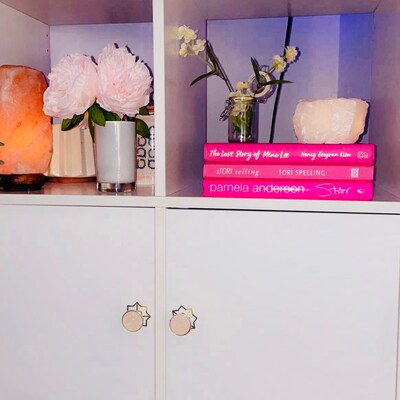 Bright Pink Decorative Books, Hot Pink Fuschia Home Decor, Pink ...