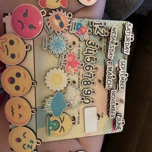 Wooden Daily Routine Board, My Daily Routine, Child's Routine, Task ...