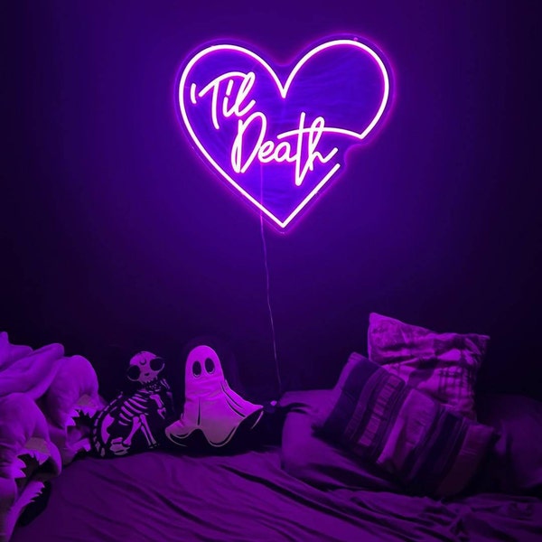 HORROR Movie Neon Sign,gothic Decor,movie Room Display Gift for Horror ...