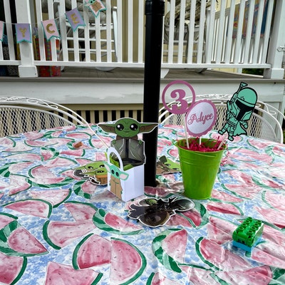 Customized Age Centerpiece Set - Etsy