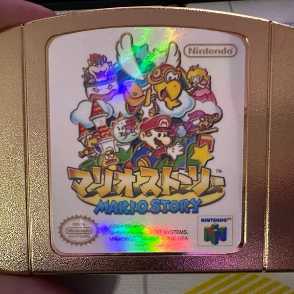 Custom Nintendo 64 Cartridge Label Replacement Your Custom Image! - Etsy