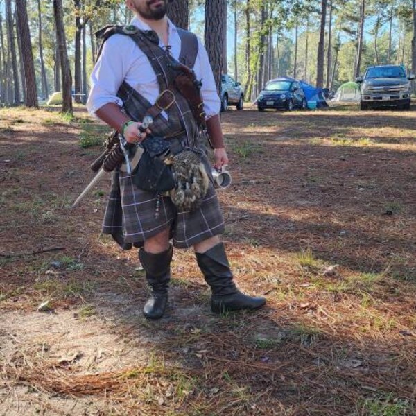 Firefighter Kilt - Scottish Utility Kilt - Fireman Kilt - Tactical ...