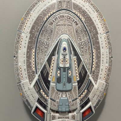1/1400 Acreation Aztec Decals for AMT Enterprise E Model Kit Star Trek ...