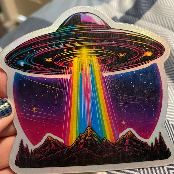 Holo F-16 Red White & Blue USA Jet Stickers Holographic Shiny Military ...