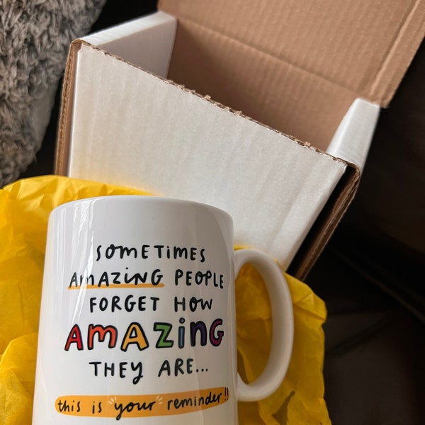 This is Your Reminder Mug, Personalised Mug, People Forget How Amazing ...