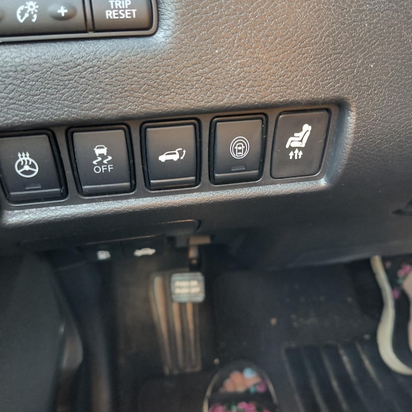 Eject Button Decal, Car Decal, Eject Passenger Button, Blank Button ...