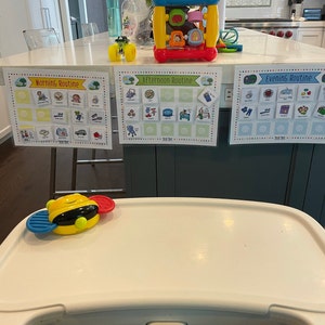 Daily Visual Schedule 120 Routine and Activity Cards, Includes Charts ...