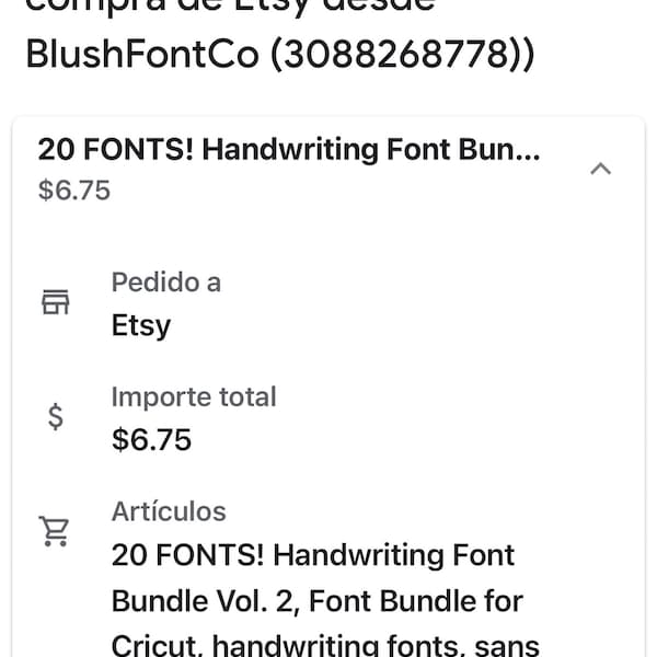20 FONTS! Handwriting Font Bundle Vol. 2, Font Bundle for Cricut ...