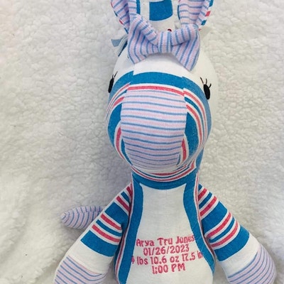 Keepsake Memory Puppy From Upcycled Clothes or Blanket/birth Stat Puppy ...