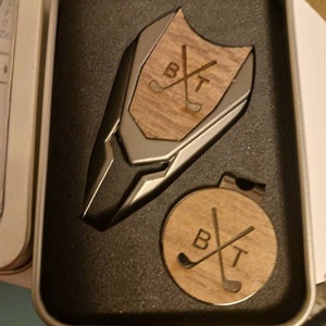 Golf Scorecard & Yardage Book Holder, Personalized Golf Gift, Mens ...