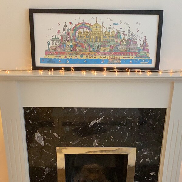 Printable Brighton Colouring Page - Etsy UK