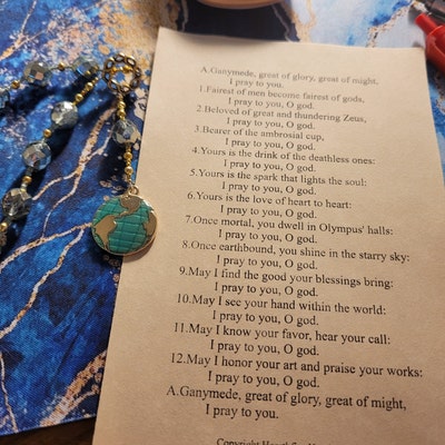 Gaia gaea Pocket Prayer Beads: Mother Earth Mother of the - Etsy