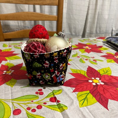 MINI Christmas Basket Bag Bin Variety Pack 5, Party Favor, Hostess Gift ...