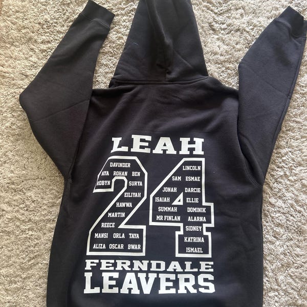 School Leavers Hoodies 2025 - Primary School Leavers, Year 6 Leavers ...