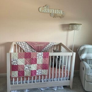 Custom Wood Name Sign for Nursery Girl Boy Over Crib Sign - Etsy