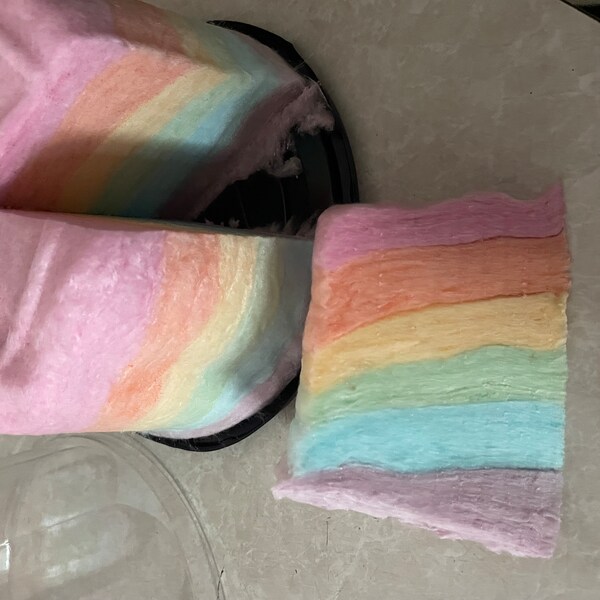 Fresh Cotton Candy Layered Cake, Birthday/special Occassions/baby ...