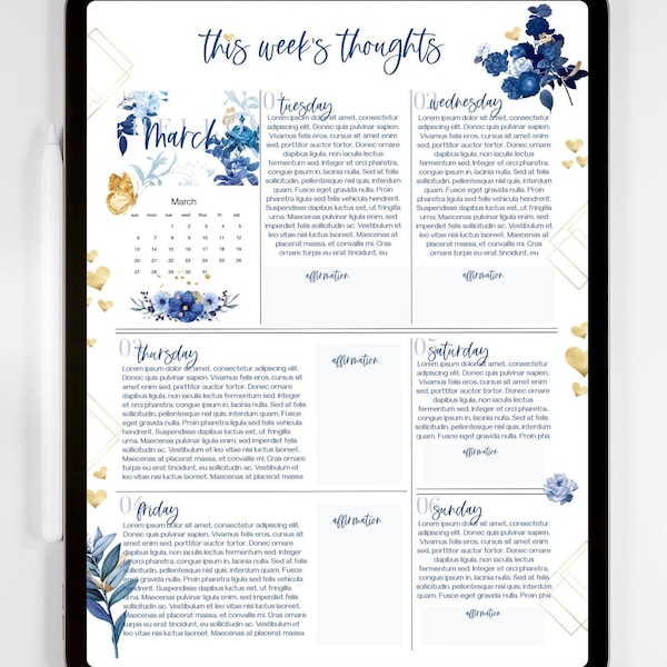The Editorial Template Collection by Luxbook, Digital Planner Templates ...