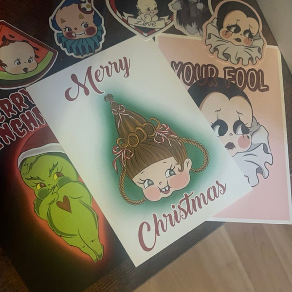 Spooky Halloween Kewpie SONNY ANGEL Kunstdrucke Haus Dekor Pewpie Baby ...