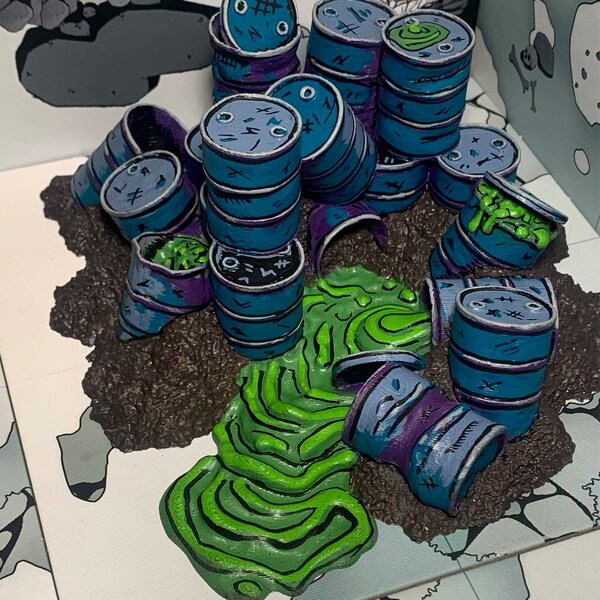 Toxic Waste Pile - Brave New Worlds - Printable Scenery Wasteworld ...