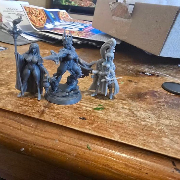 Brutal Sexy Pinups - 3D Printed Minifigures for Fantasy Miniature ...