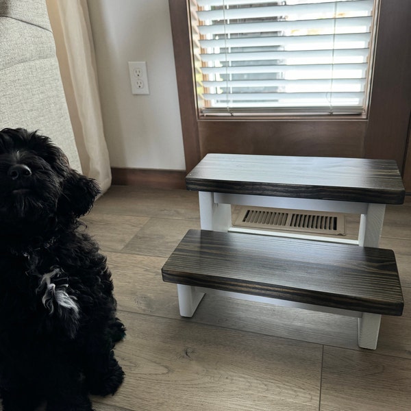 Large Step Stool Adult Size Stool Wooden Step Stool Farmhouse Stool ...