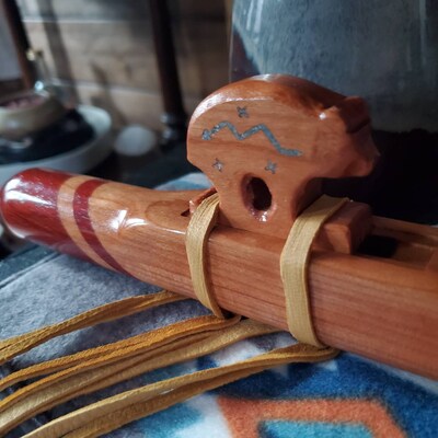 Spectacular Pre-columbian Native American Clay Flute by the Late Master ...