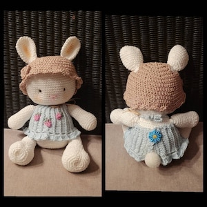 Alma Doll Amigurumi Crochet Pattern, Deer Included, PDF. / English and ...