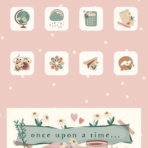 Book Lover App Icons, Bookworm Ios Icons, iPhone Icons for Book Lovers ...