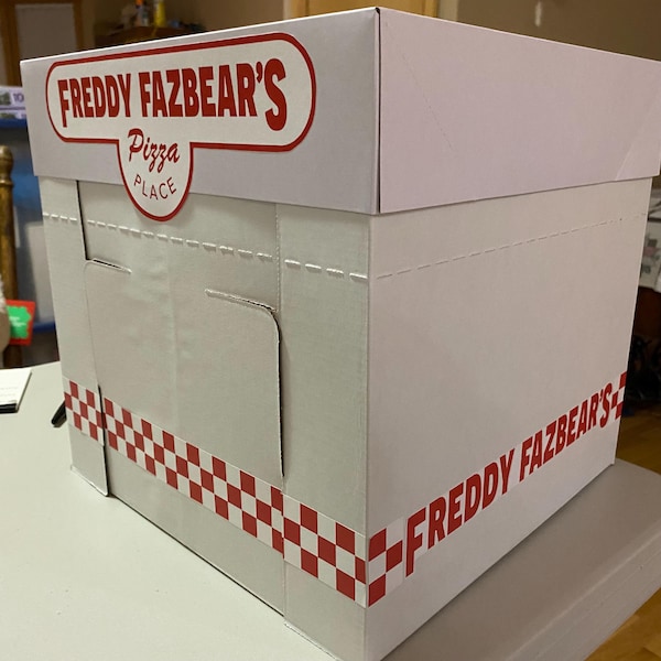 FNAF Printable Pizza Box Cover - Five Nights at Freddy's Digital ...