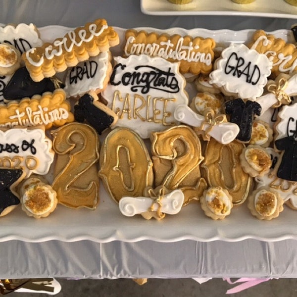 Graduation Sugar Cookies Grad Party Cookies Class of 2026 Cookies ...