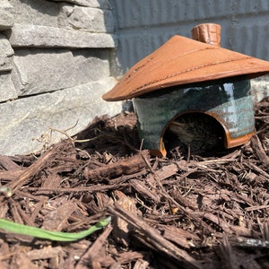 Nature Inspired Blue Toad Abode - Etsy