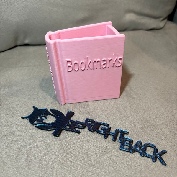 Book Shaped Bookmark Holders - Bundles Available - 3D Printed - Bookish ...